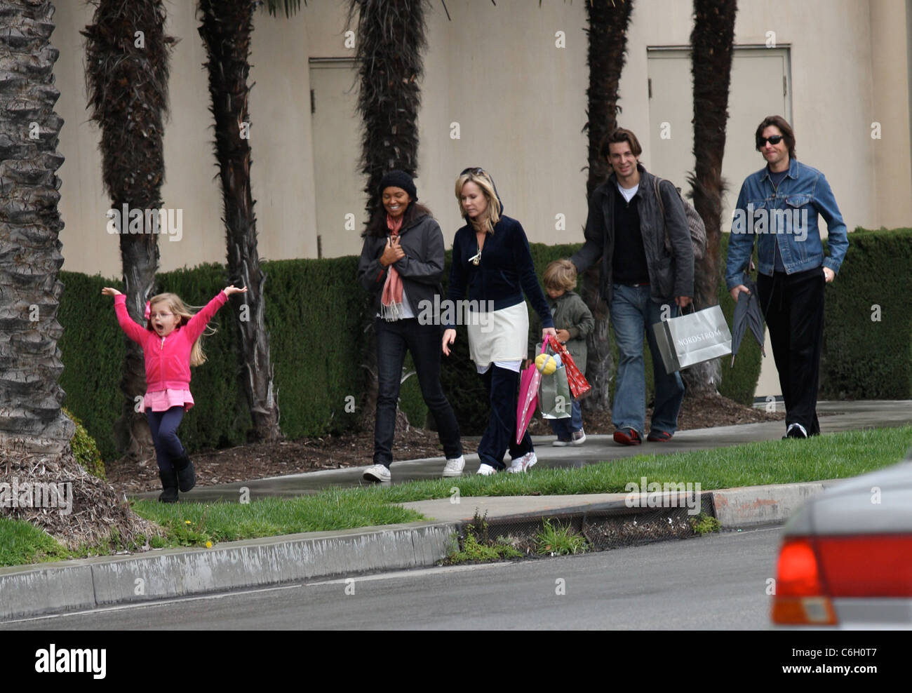 Amanda Holden, husband Chris Hughes and daughter Alexa Hughes out ...