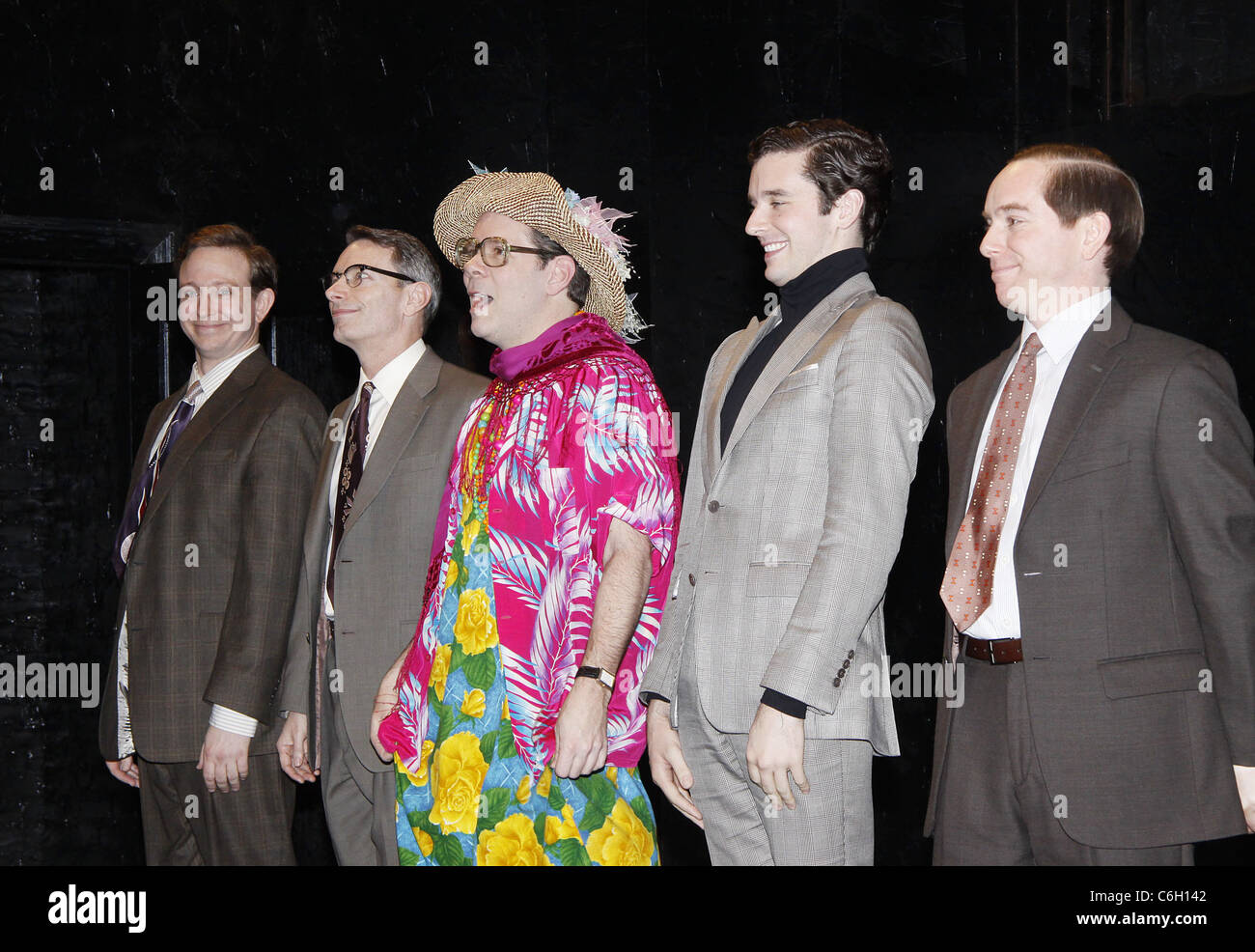 Matthew Schneck, Arnie Burton, Thomas Jay Ryan, Michael Urie, and Sam ...