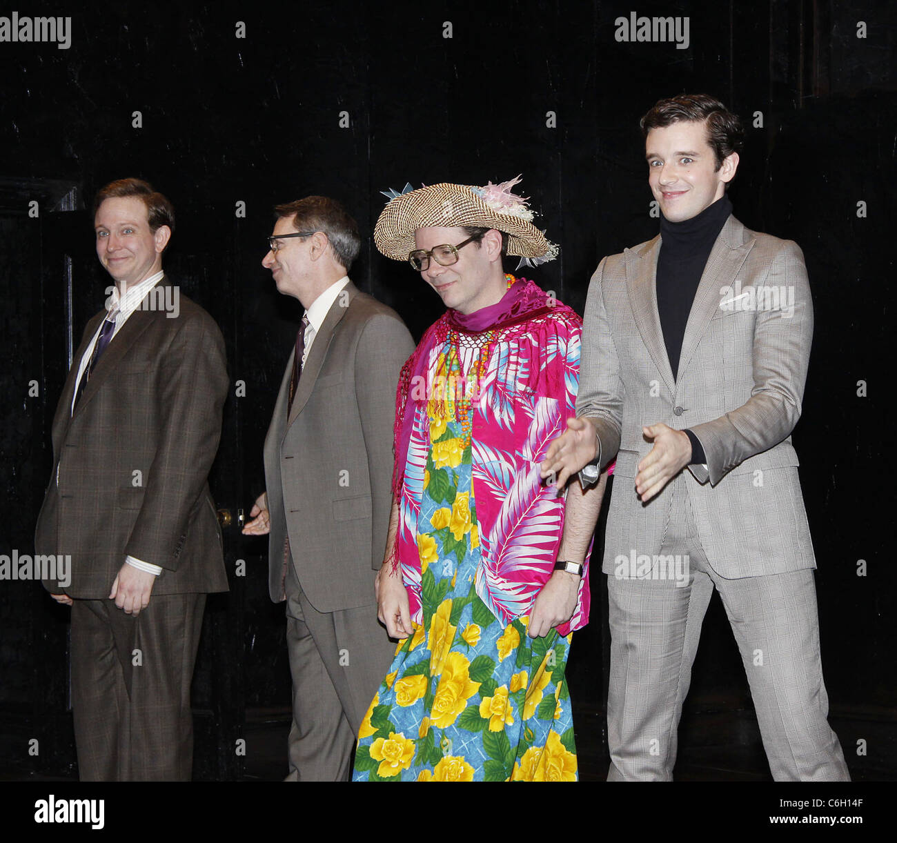 Matthew Schneck, Arnie Burton, Thomas Jay Ryan and Michael Urie on the ...
