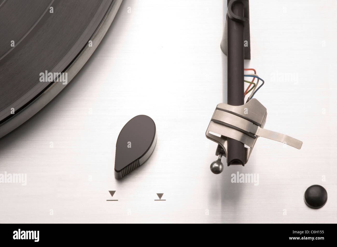 turntable and tone arm Stock Photo - Alamy
