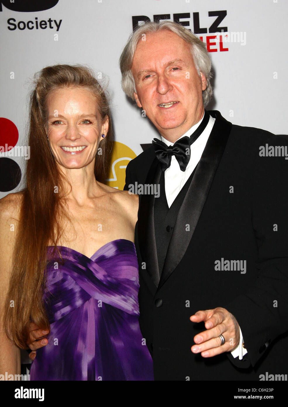 James Cameron with his wife Suzy Amis 8th Annual VES Awards held at The ...