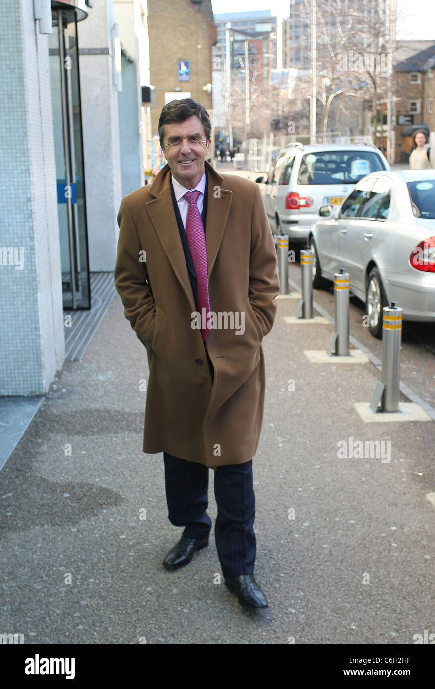 John Stapleton outside the ITV studios London, England - 01.03.10 Stock ...