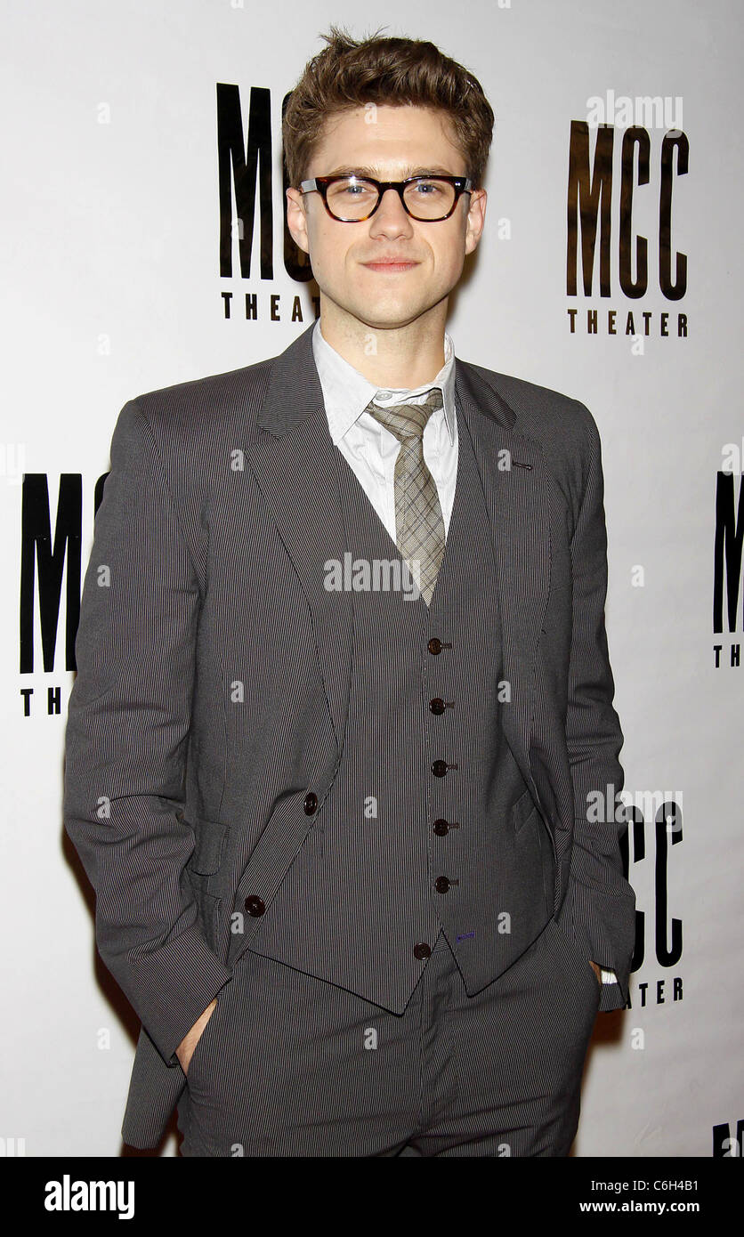 Aaron Tveit attends MCC Theater's Miscast 2010 at the Hammerstein ...