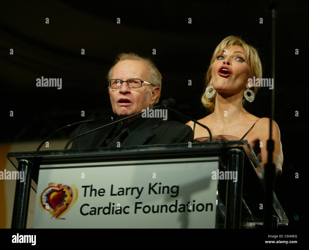 Larry and Shawn King Larry King and Shawn Southwick-King host their ...