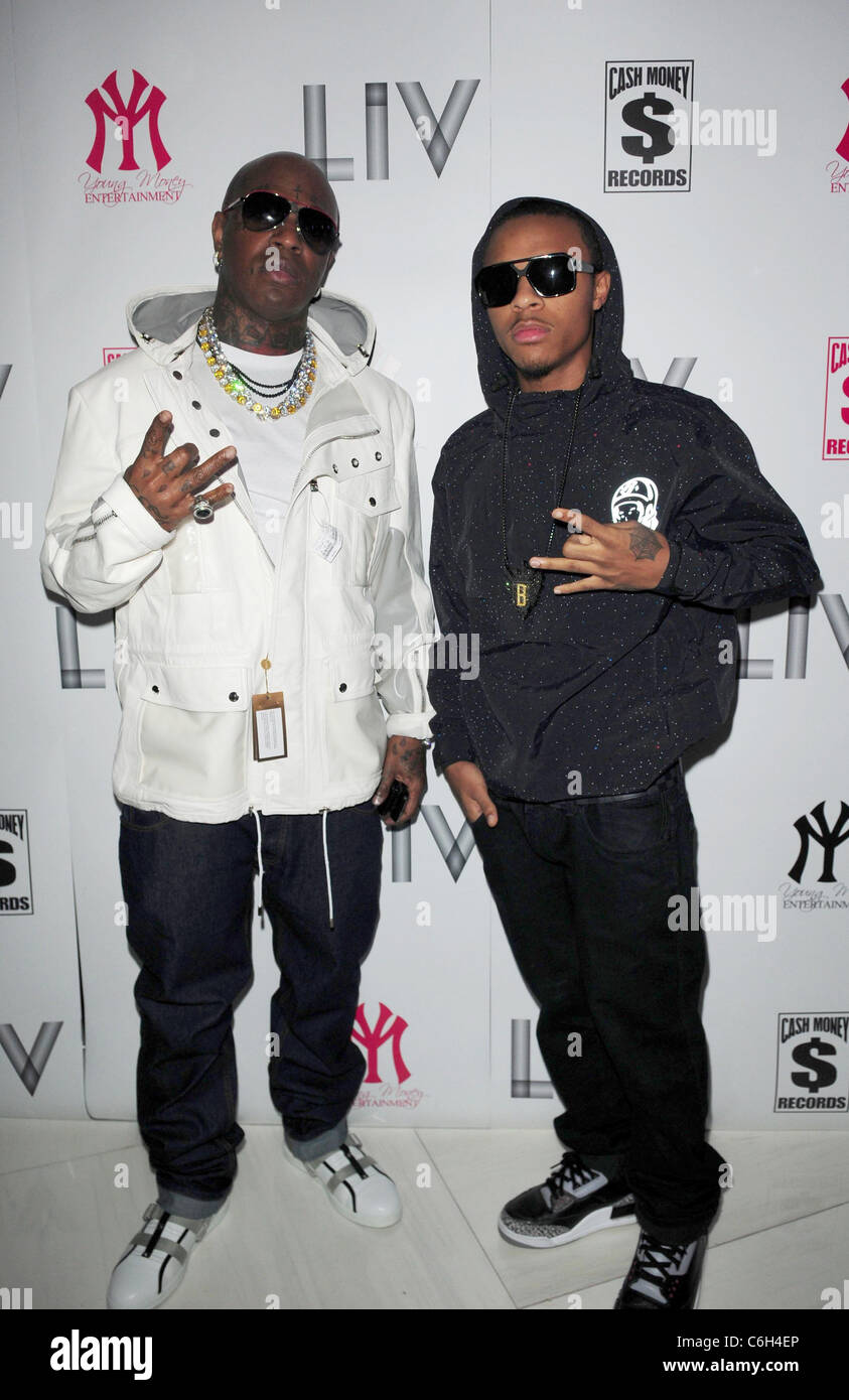 Baby a.k.a 'birdman' with Bow Wow, celebrating his Birthday at Club LIV ...