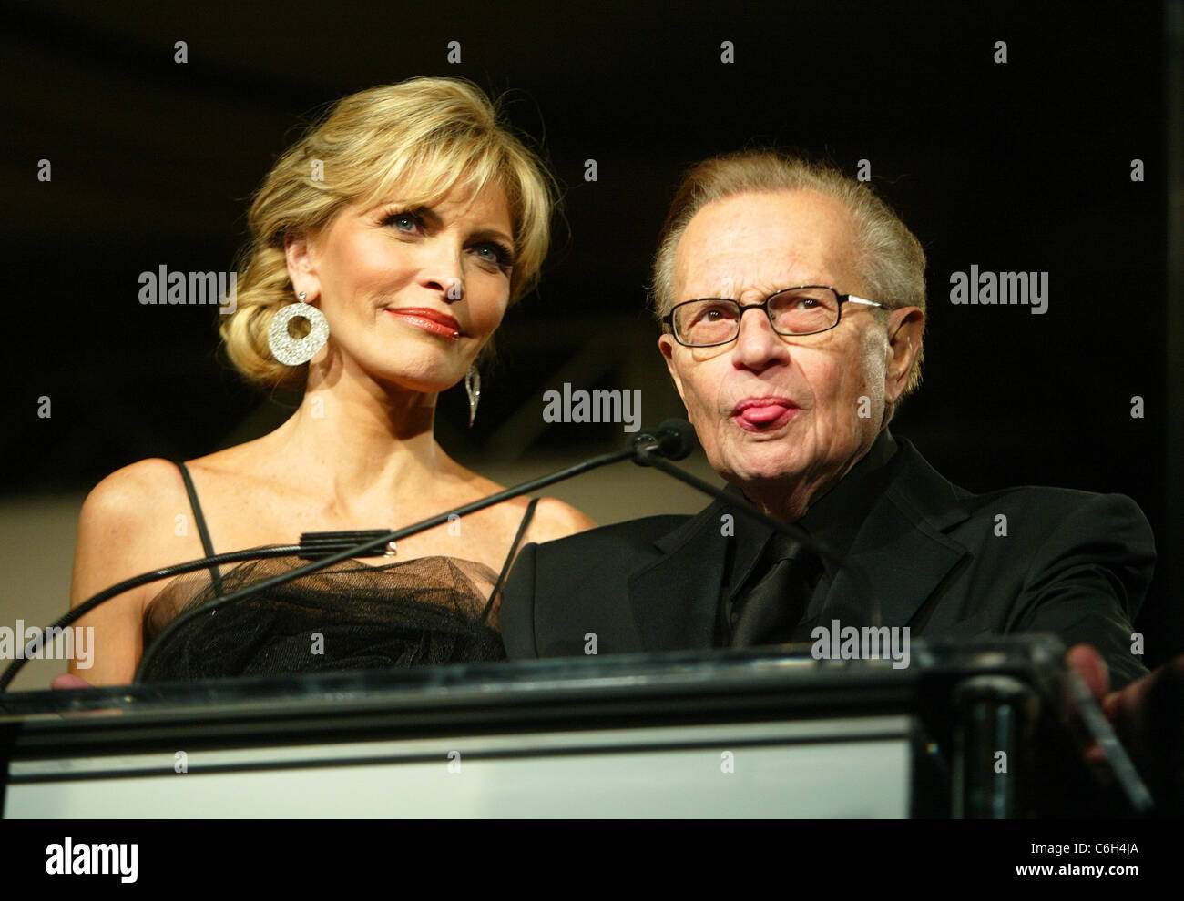 Larry and Shawn King Larry King and Shawn Southwick-King host their ...