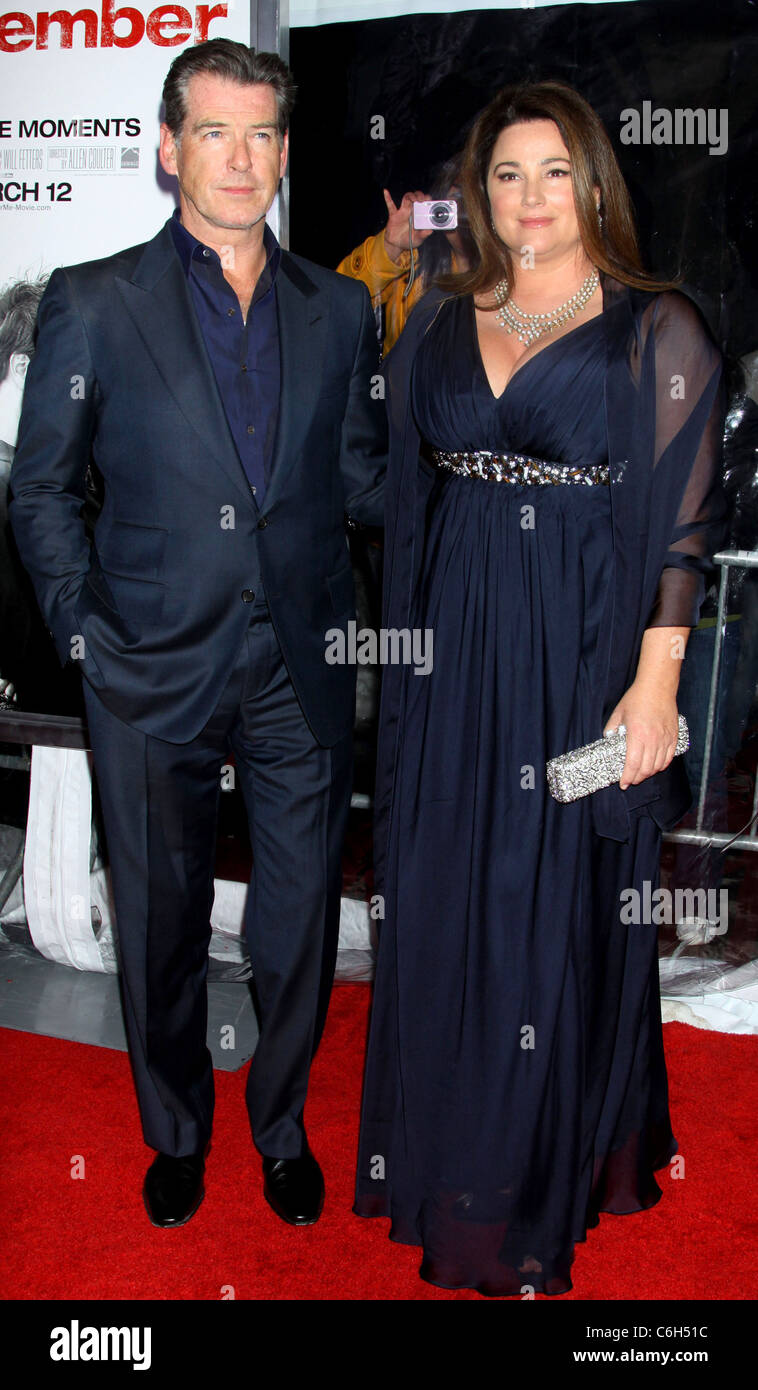 Pierce Brosnan and Keely Shaye Smith New York premiere of 'Remember Me ...