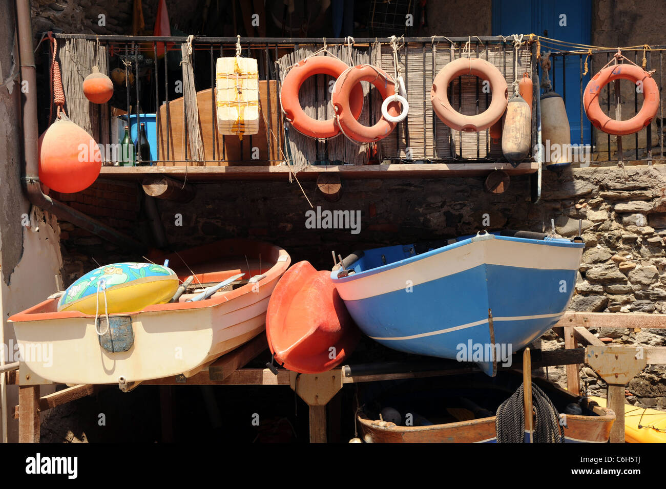 Italian fishing boats hi-res stock photography and images - Alamy