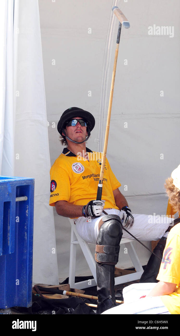 Polo player Nick Roland participate in the 2010 AMG South Beach Men ...
