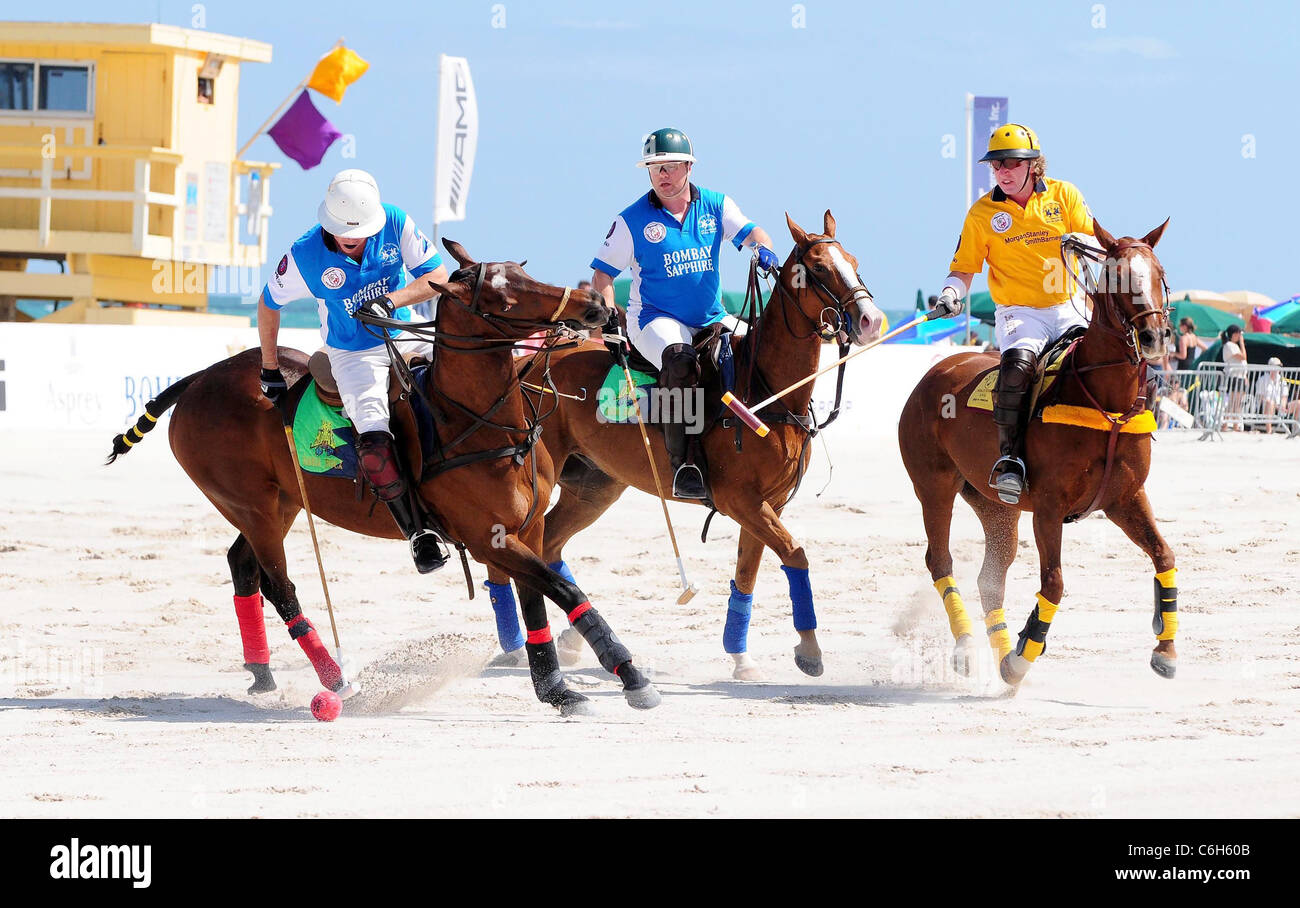 Polo players Brandon Phillips, John gobin and Lance Vetter participate ...