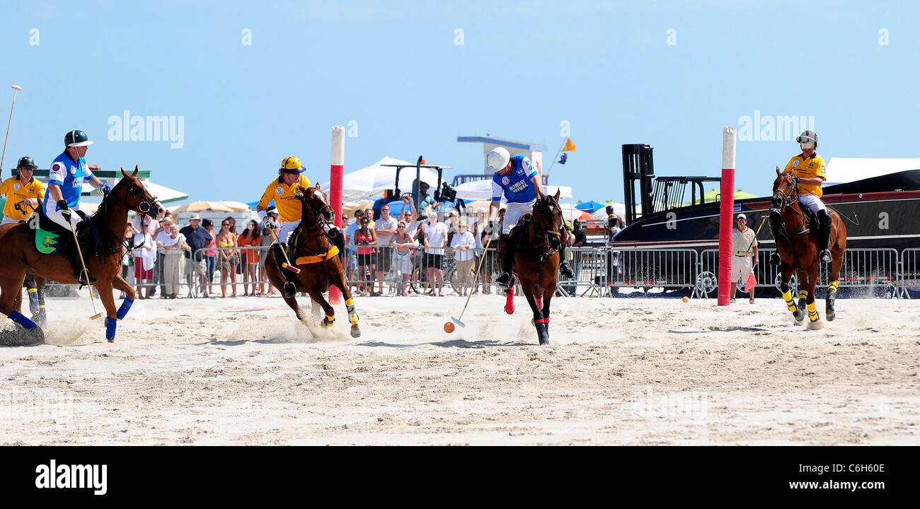 Polo players Brandon Phillips, John gobin and Lance Vetter participate ...