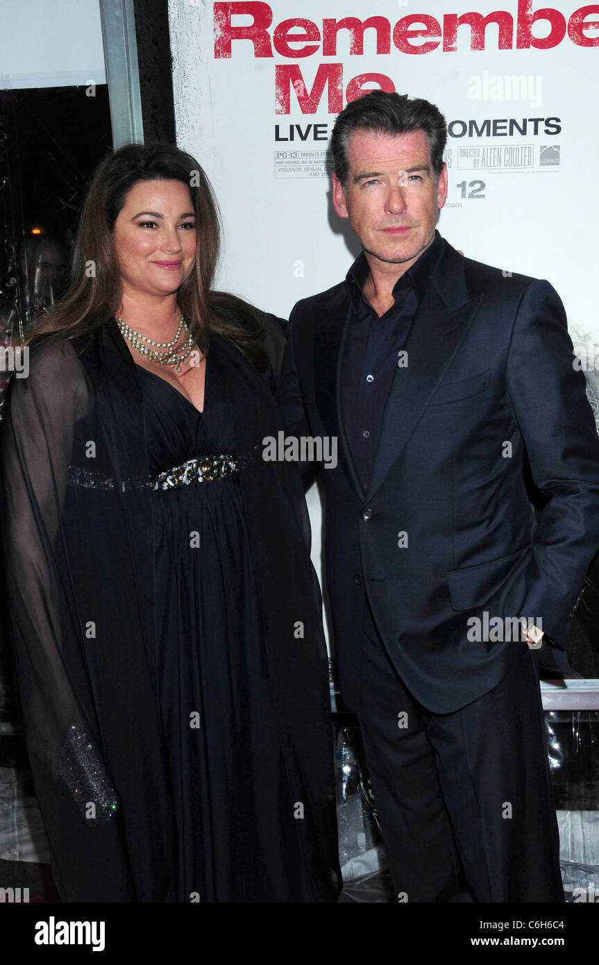 Pierce Brosnan and Keely Shaye Smith New York premiere of 'Remember Me ...