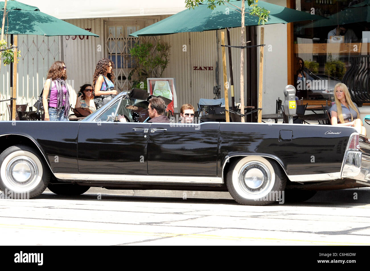 Kevin Dillon and Kevin Connolly Cast members on the set of 'Entourage ...