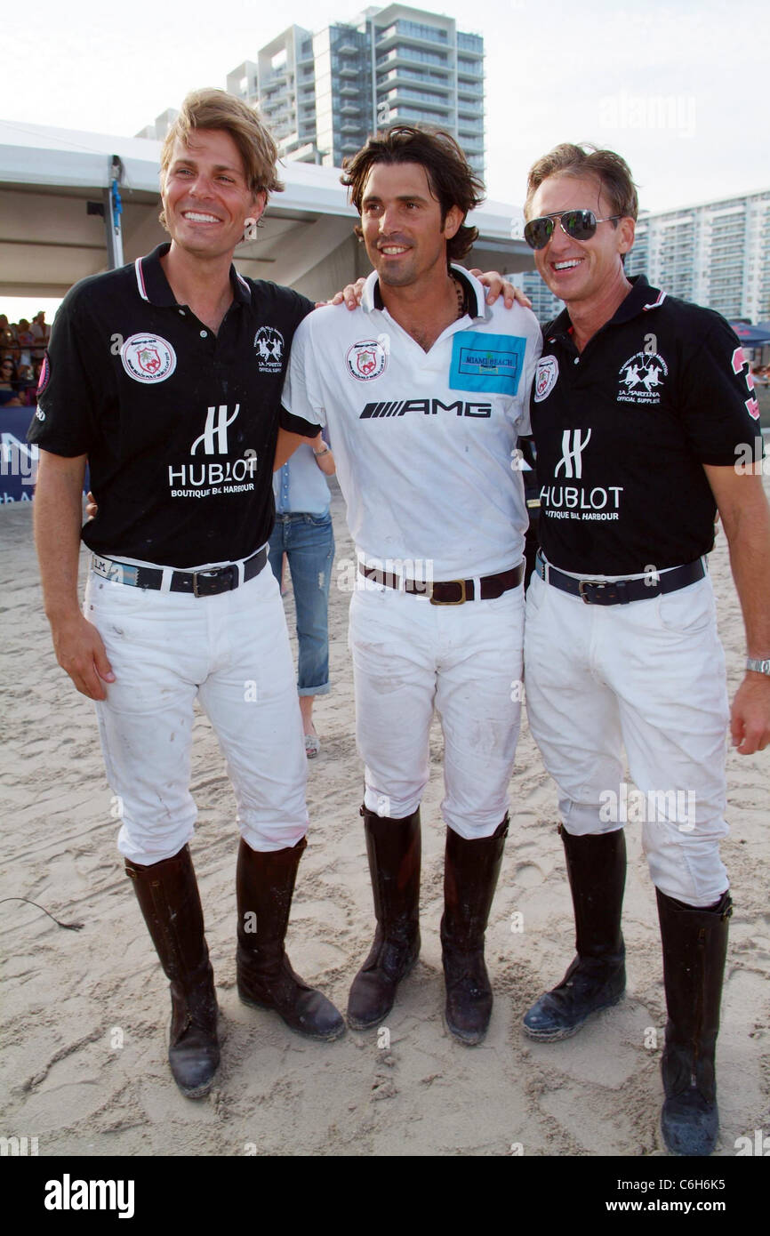 Chet Lott, Nacho Figueras and Guillermo Usandizaga The 2010 AMG South ...