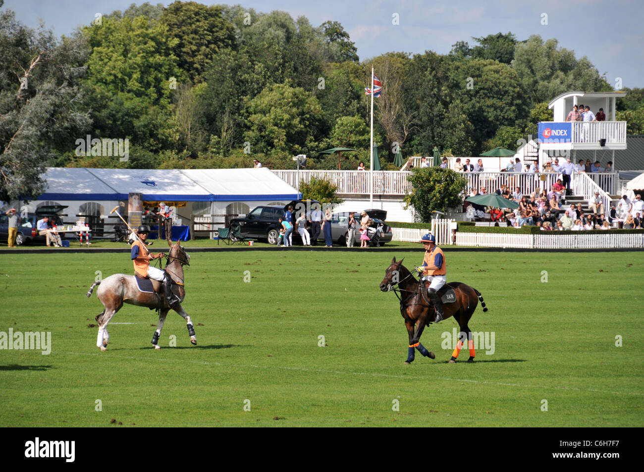Polo Match Ham House Richmond London Stock Photo - Alamy