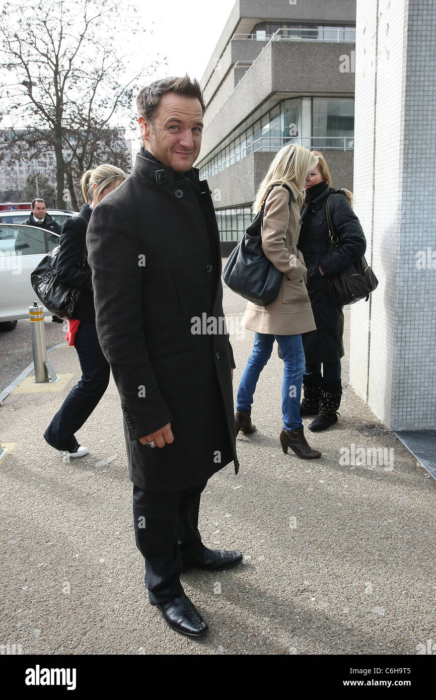 Mikey Graham outside the ITV studios London, England - 08.03.10 Stock ...