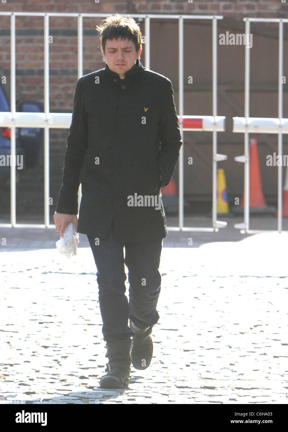 Craig gazey arriving at the coronation street studios manchester hi-res ...