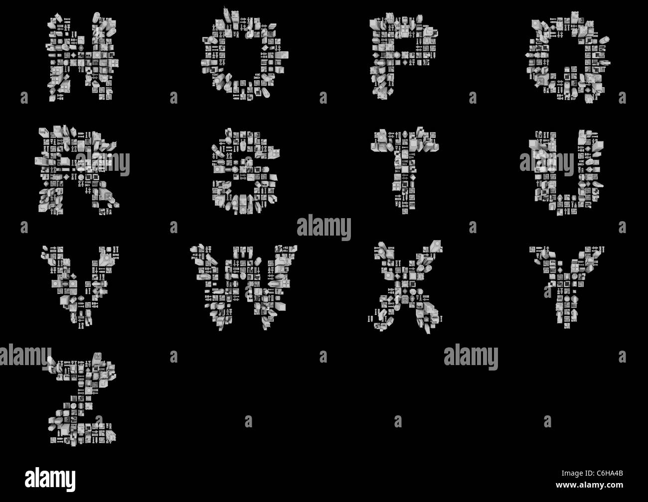 Second alphabet hi-res stock photography and images - Alamy