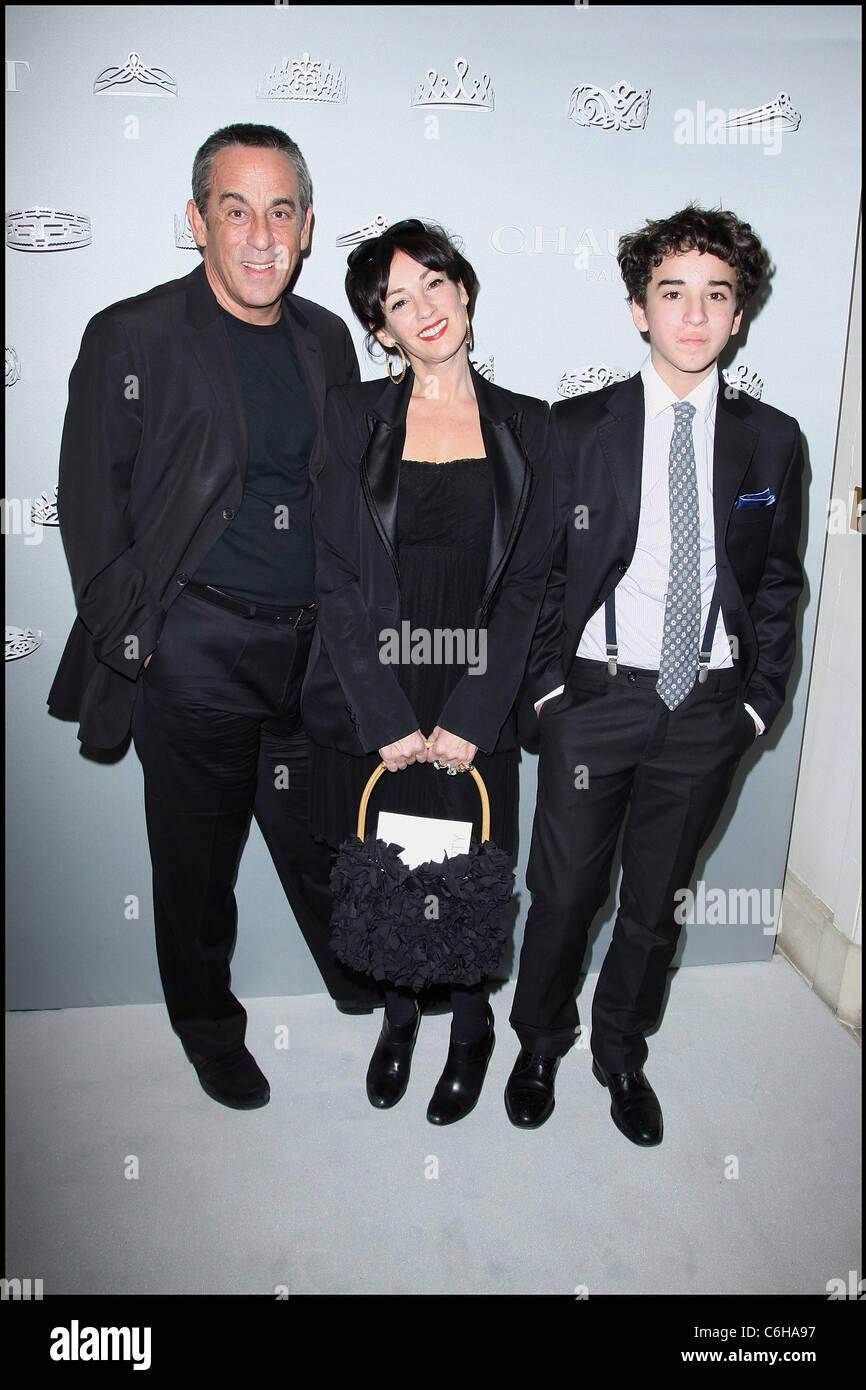 Thierry Ardisson, Beatrice Ardisson and their son, Paris Fashion Week ...