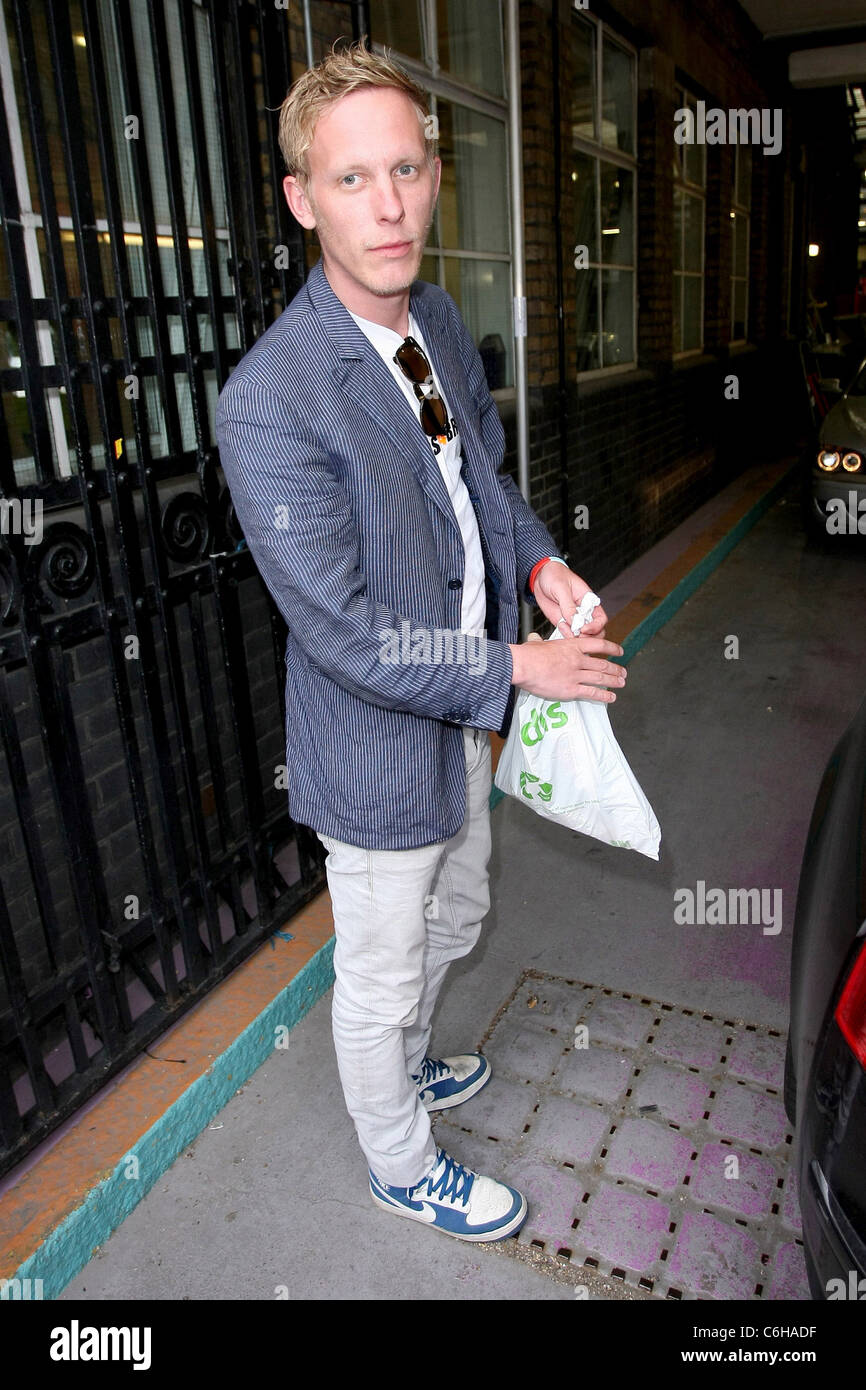 Laurence Fox British actor outside the ITV studios London, England - 29 ...