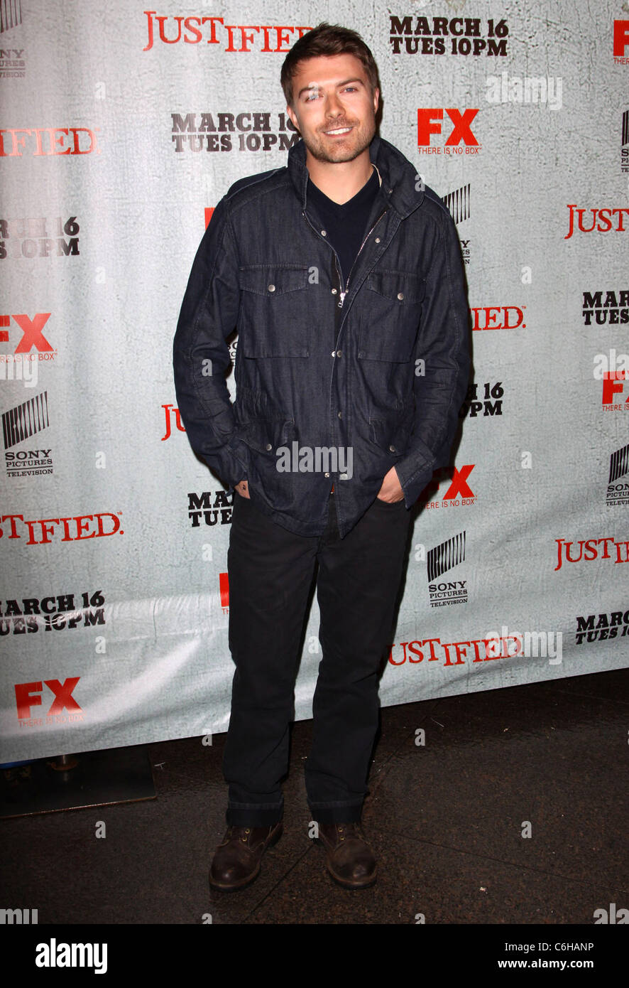 Noah Bean FX's "Justified" - Los Angeles Premiere Screening Held At ...