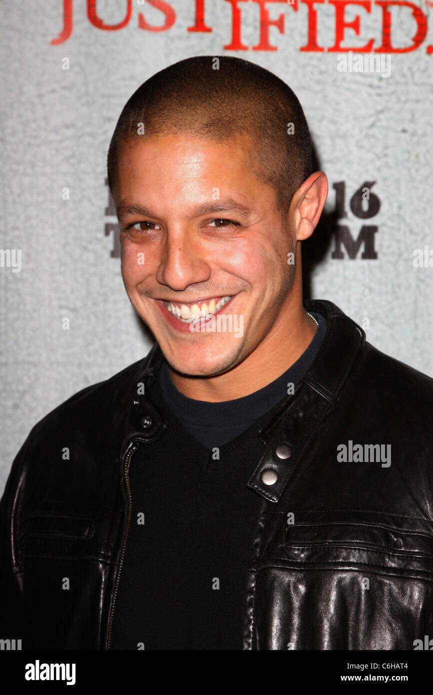 Theo Rossi FX's "Justified" - Los Angeles Premiere Screening Held At ...