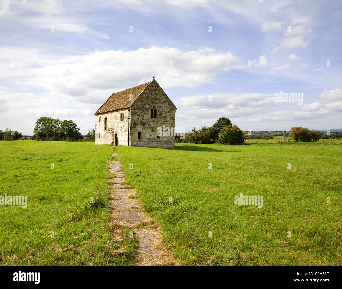The Abbot's Fish House in Meare on the Somerset Levels Stock Photo - Alamy