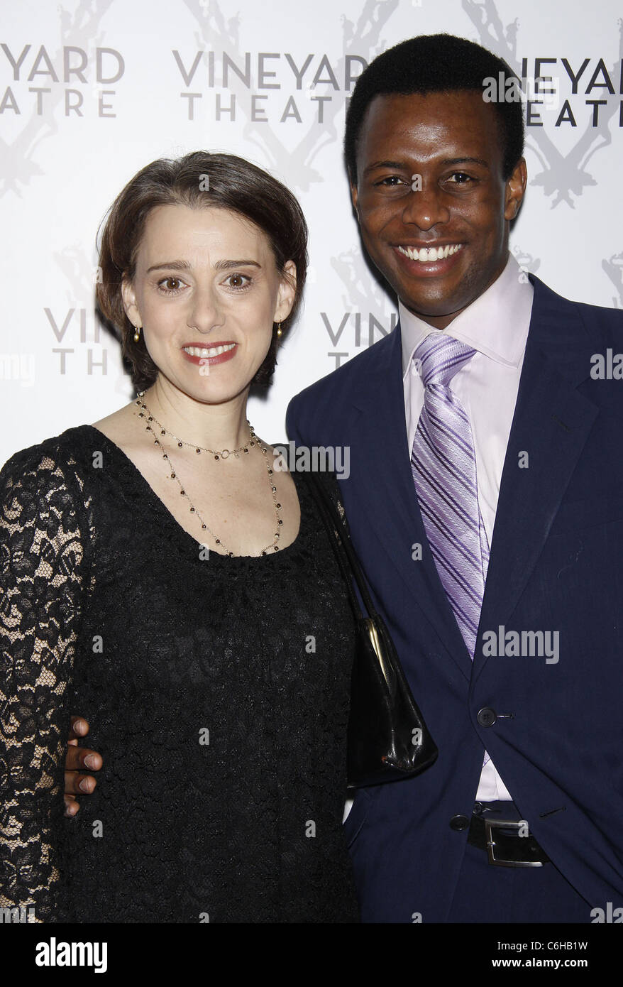 Judy Kuhn and Josh Breckenridge The 2010 Vineyard Theatre Gala honoring ...