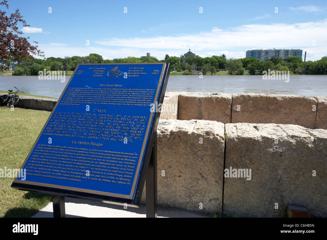 the red river viewpoint canadian heritage rivers system at the forks ...