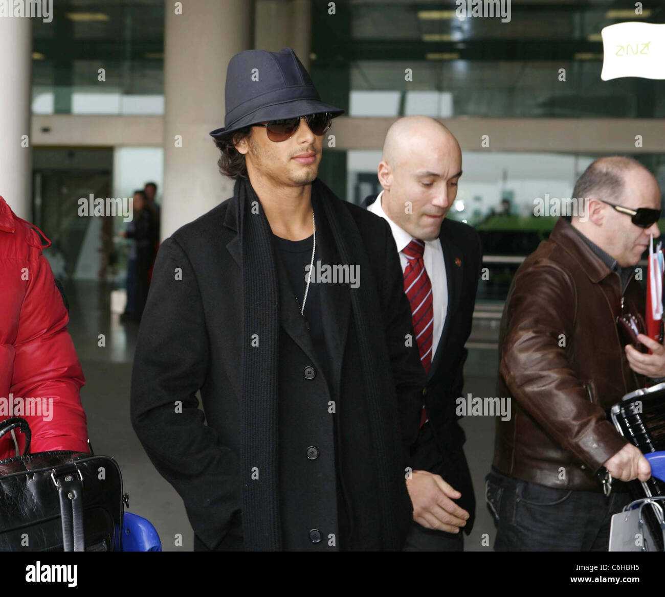 Jesus Luz arriving in Lisbon ahead of a scheduled DJing appearance ...