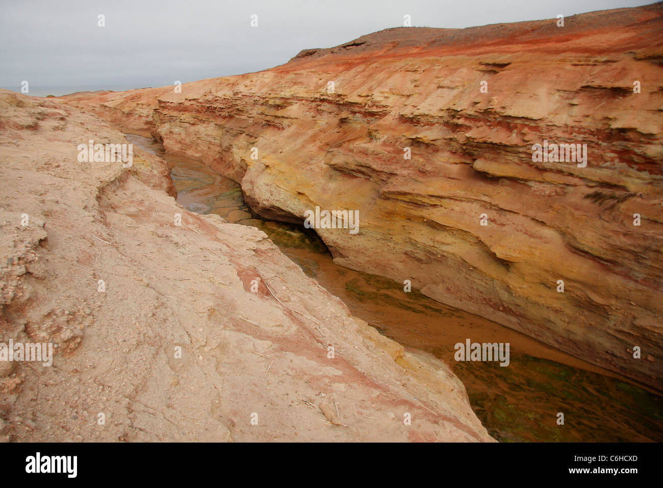 Uniab canyon - at sea entrance Stock Photo - Alamy