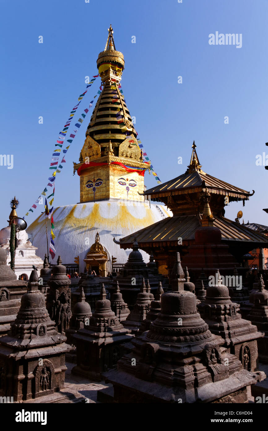 Swayambhunath, the Monkey Temple, Kathamndu, Nepal Stock Photo - Alamy