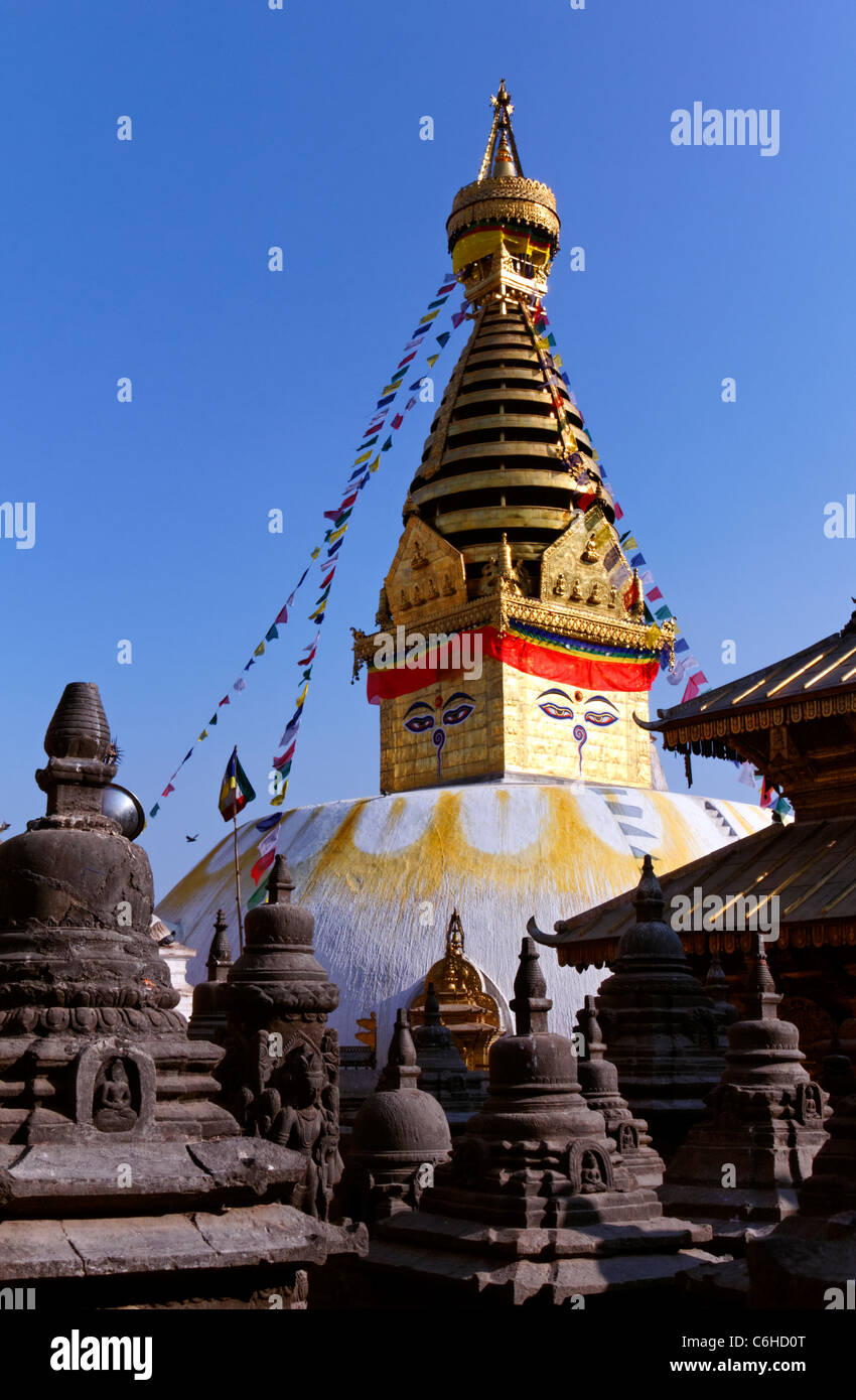 Swayambhunath, the Monkey Temple, Kathamndu, Nepal Stock Photo - Alamy