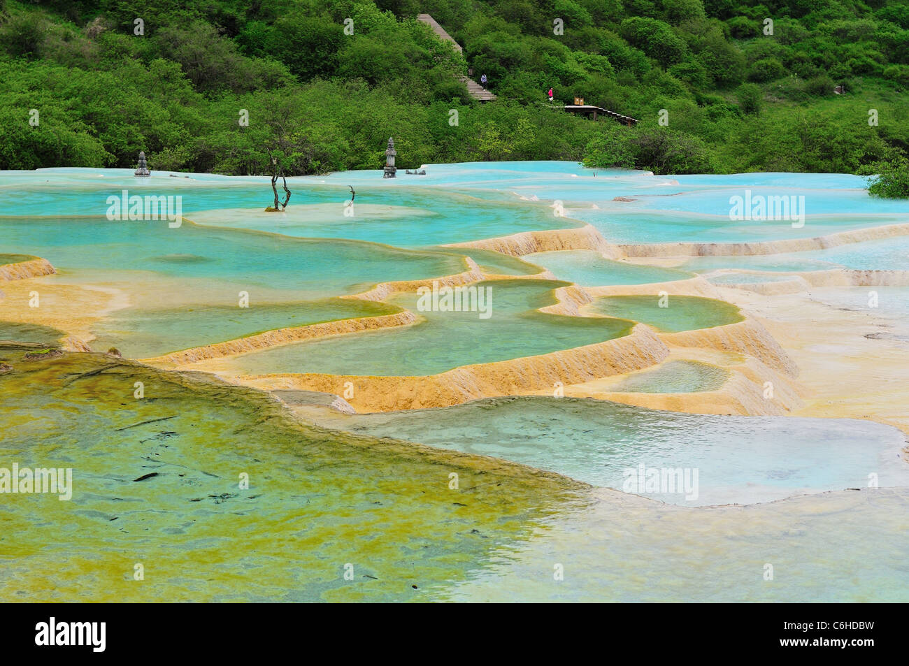 Huanglong china unesco hi-res stock photography and images - Alamy