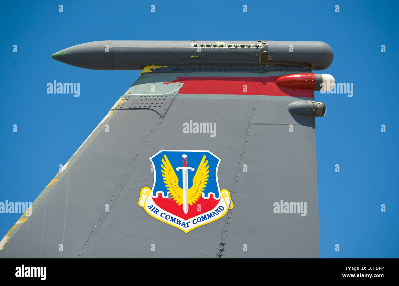section fragment vertical stabilizer air combat command sign logo Stock ...