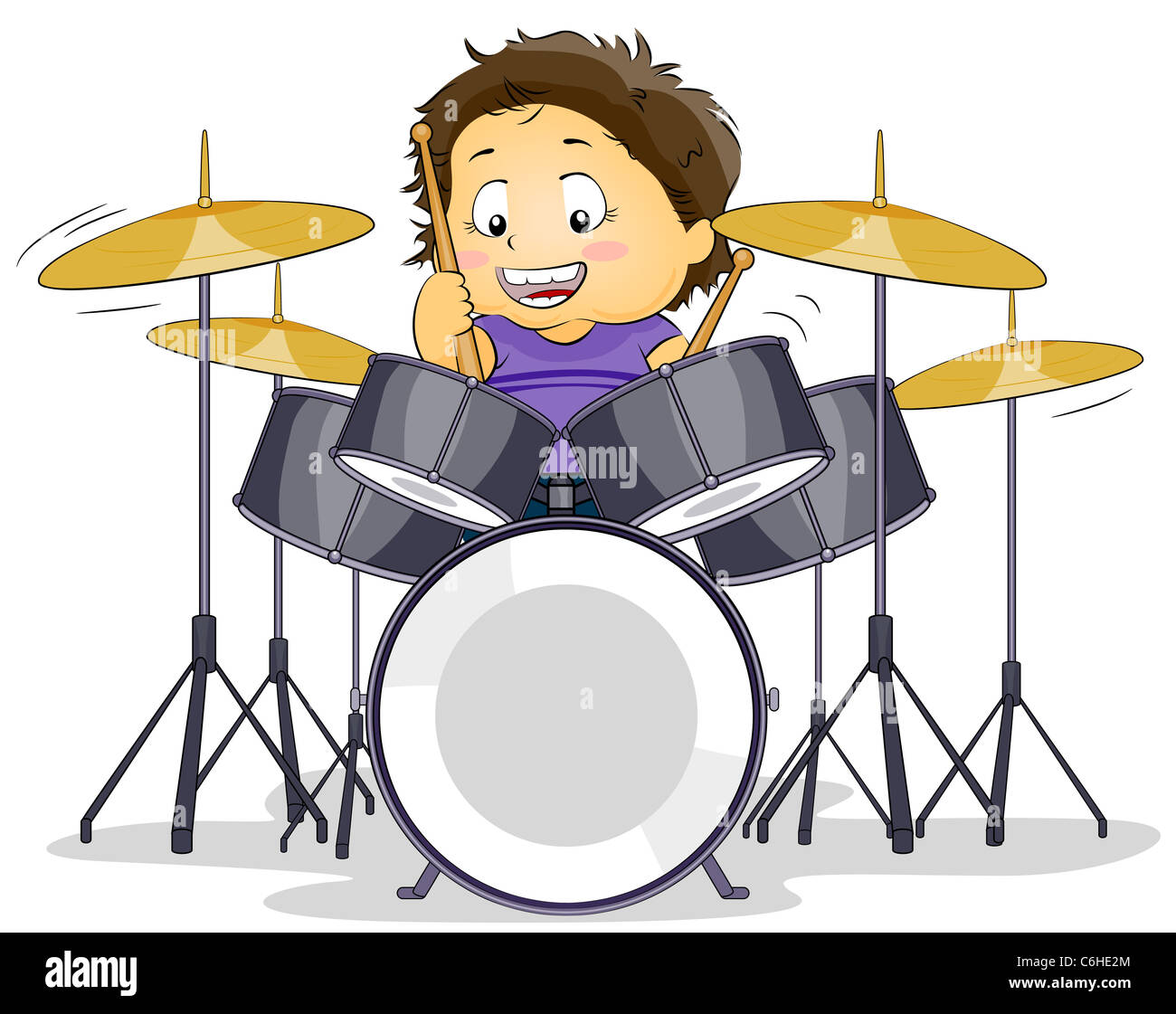 Drummer boy cartoon hi-res stock photography and images - Alamy