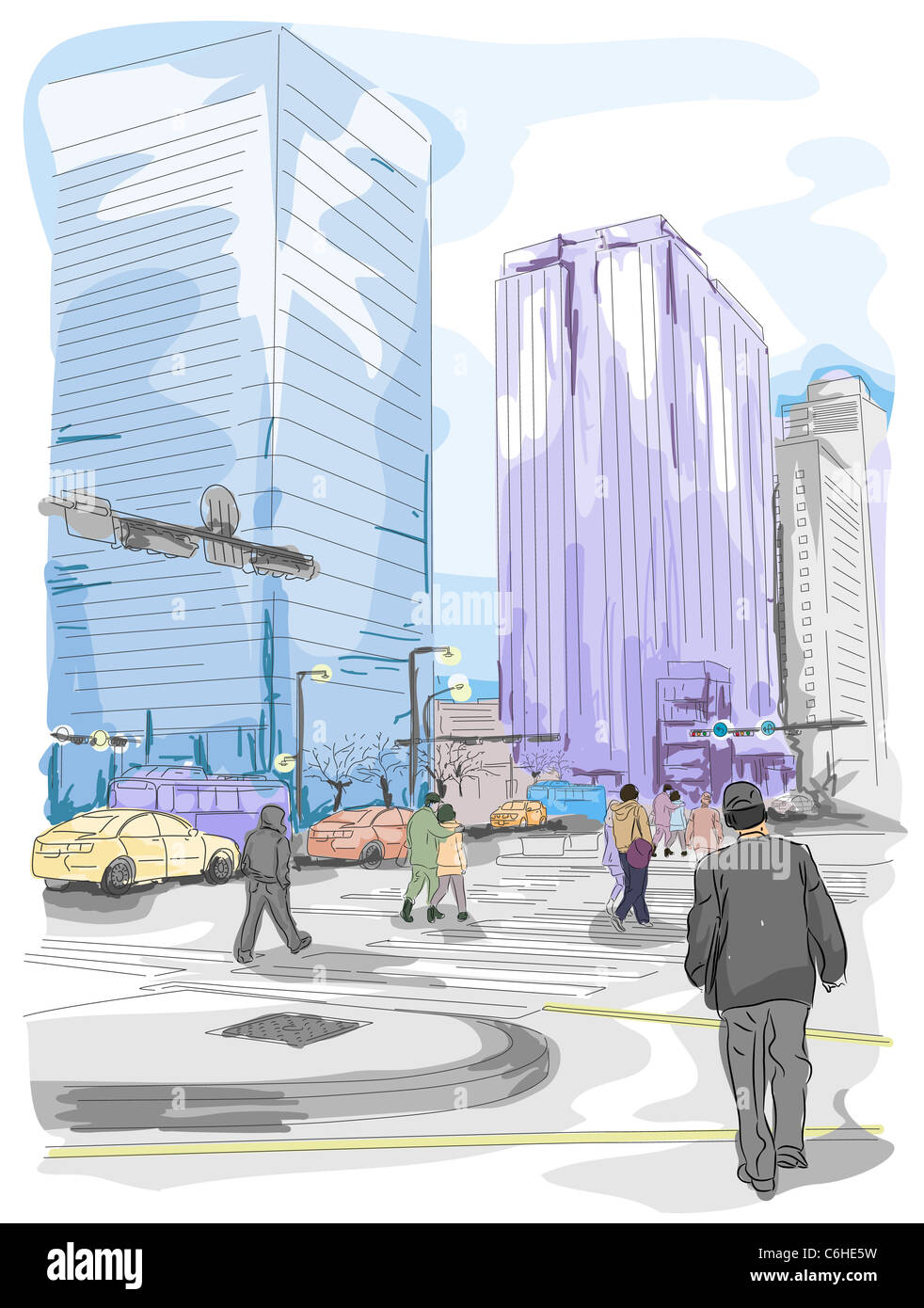 People buildings Cut Out Stock Images & Pictures - Alamy