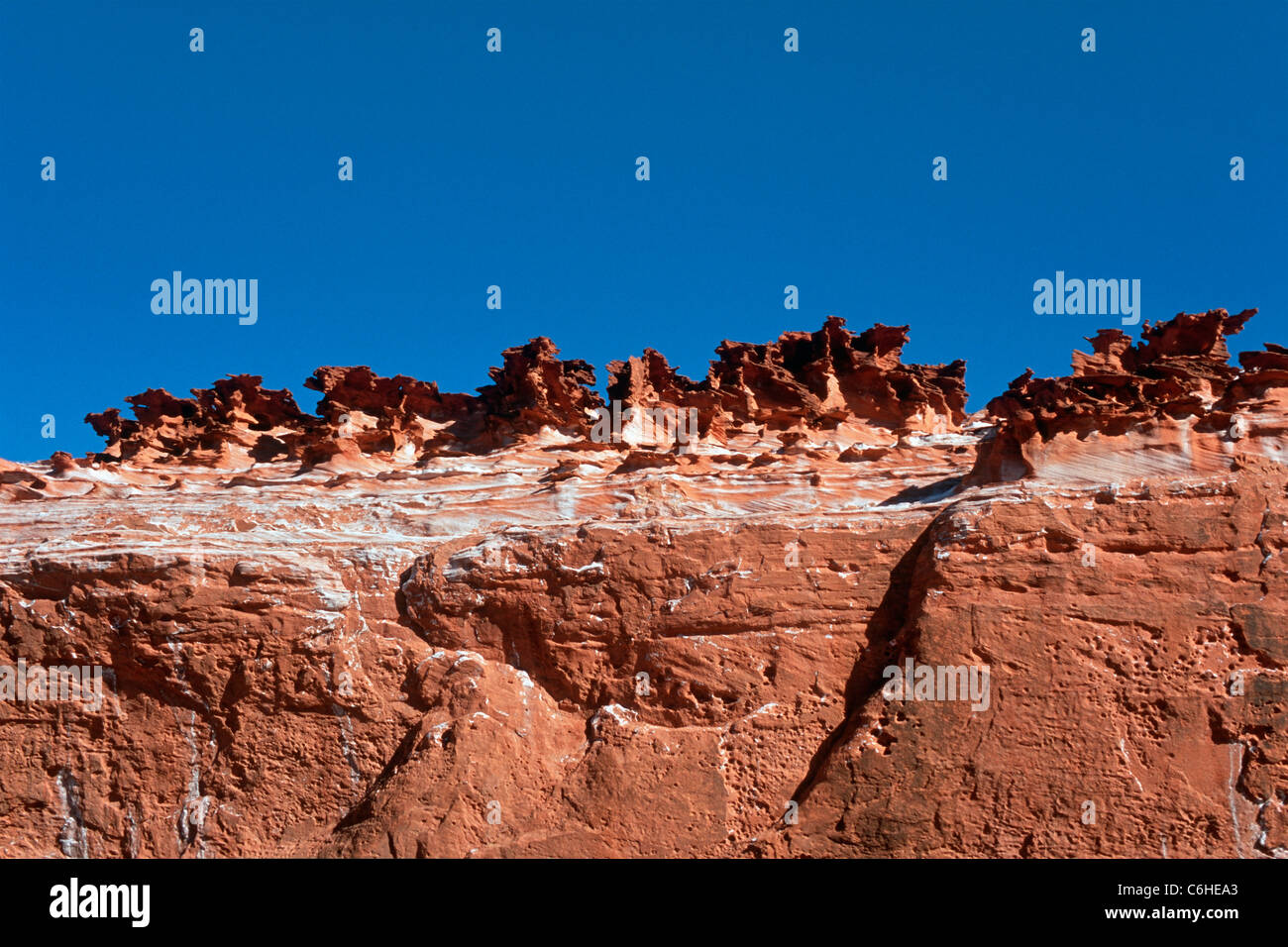 Intricate rock formations of "Little Finland" in the Nevada desert ...