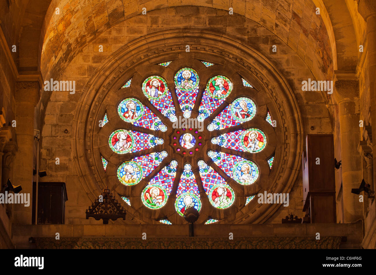 Inside the lisbon cathedral hi-res stock photography and images - Alamy