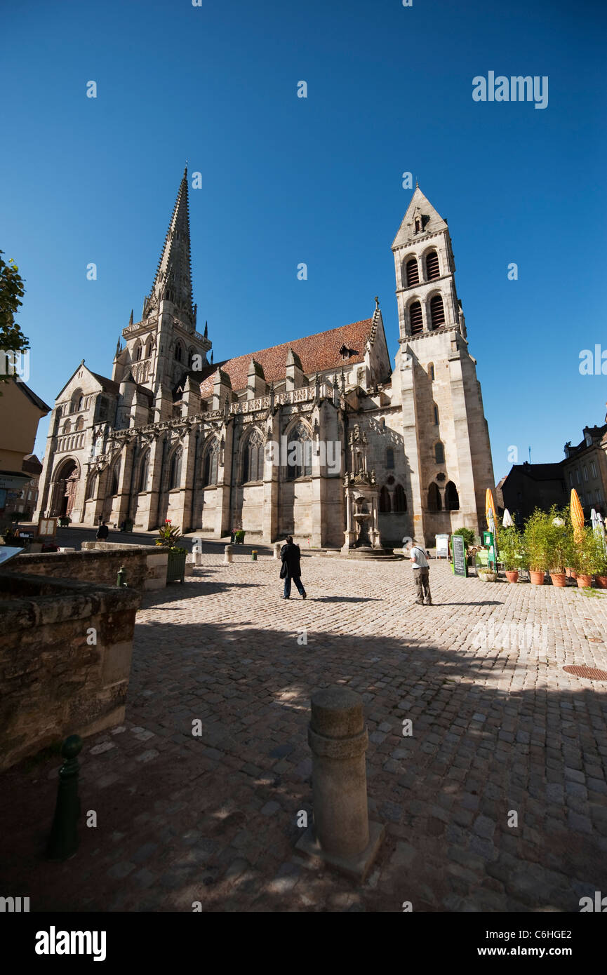 Autun romanesque cathedral hi-res stock photography and images - Alamy