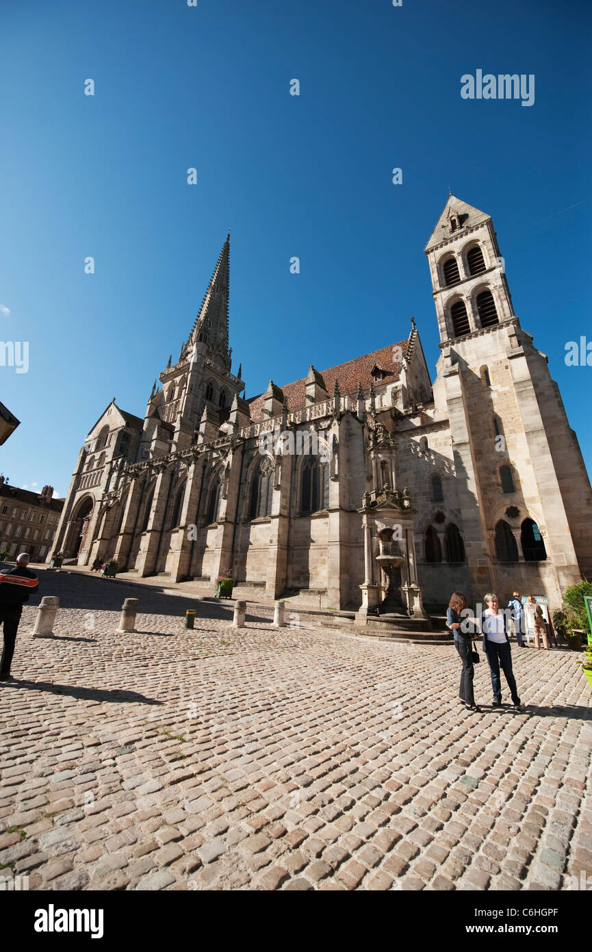 Autun romanesque cathedral hi-res stock photography and images - Alamy