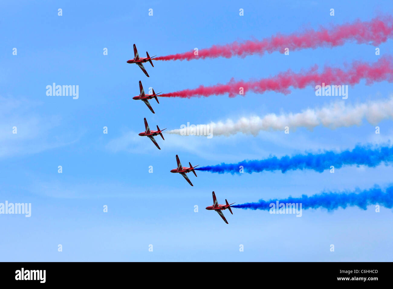 The RAF Red Arrows Display Team Stock Photo - Alamy