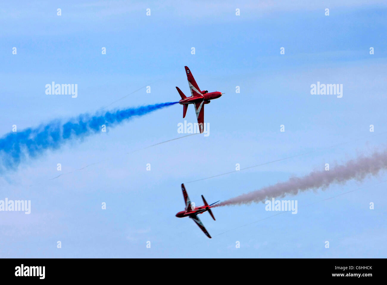 The RAF Red Arrows Display Team Stock Photo - Alamy