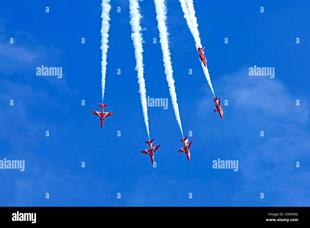 The RAF Red Arrows Display Team Stock Photo - Alamy