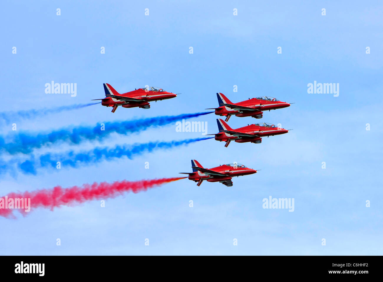 The RAF Red Arrows Display Team Stock Photo - Alamy