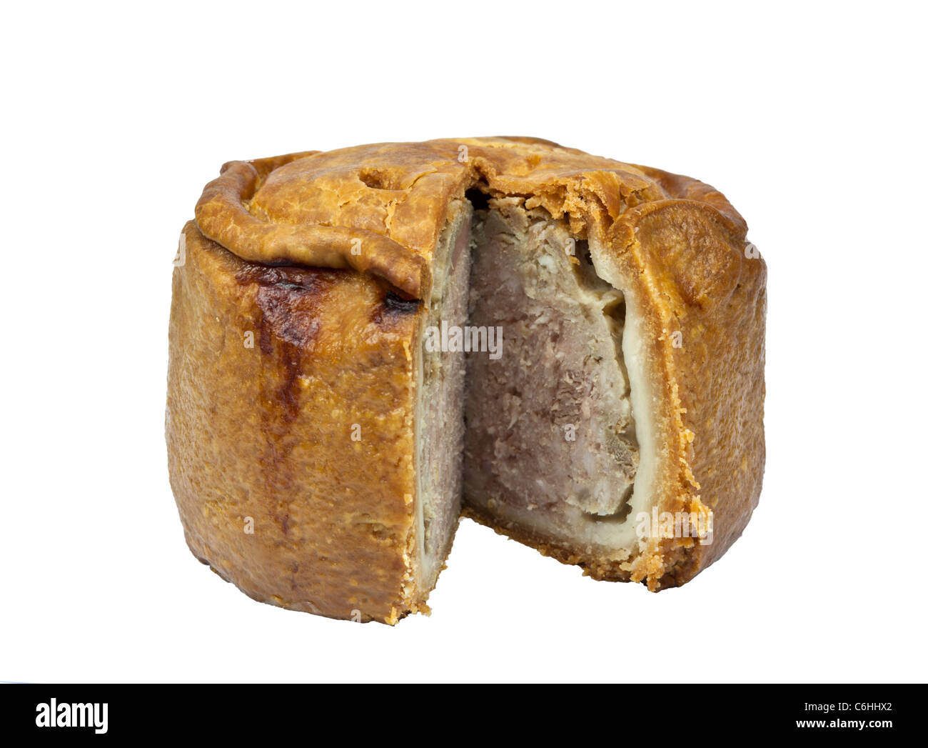 melton mowbray pork pie Stock Photo - Alamy