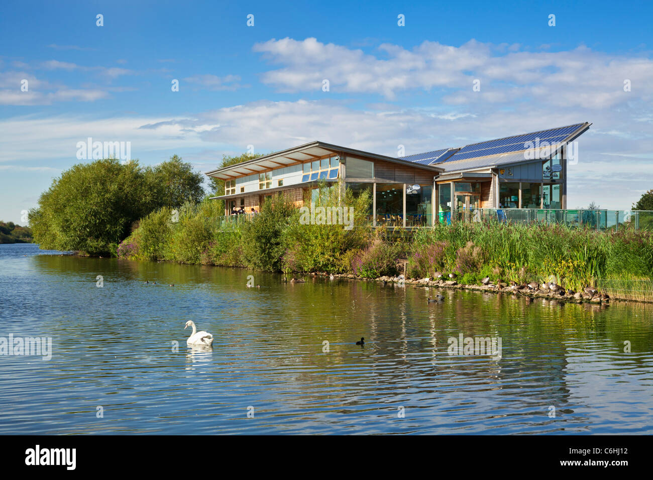 Attenborough Nature centre reclaimed gravel pit Nottingham England UK ...
