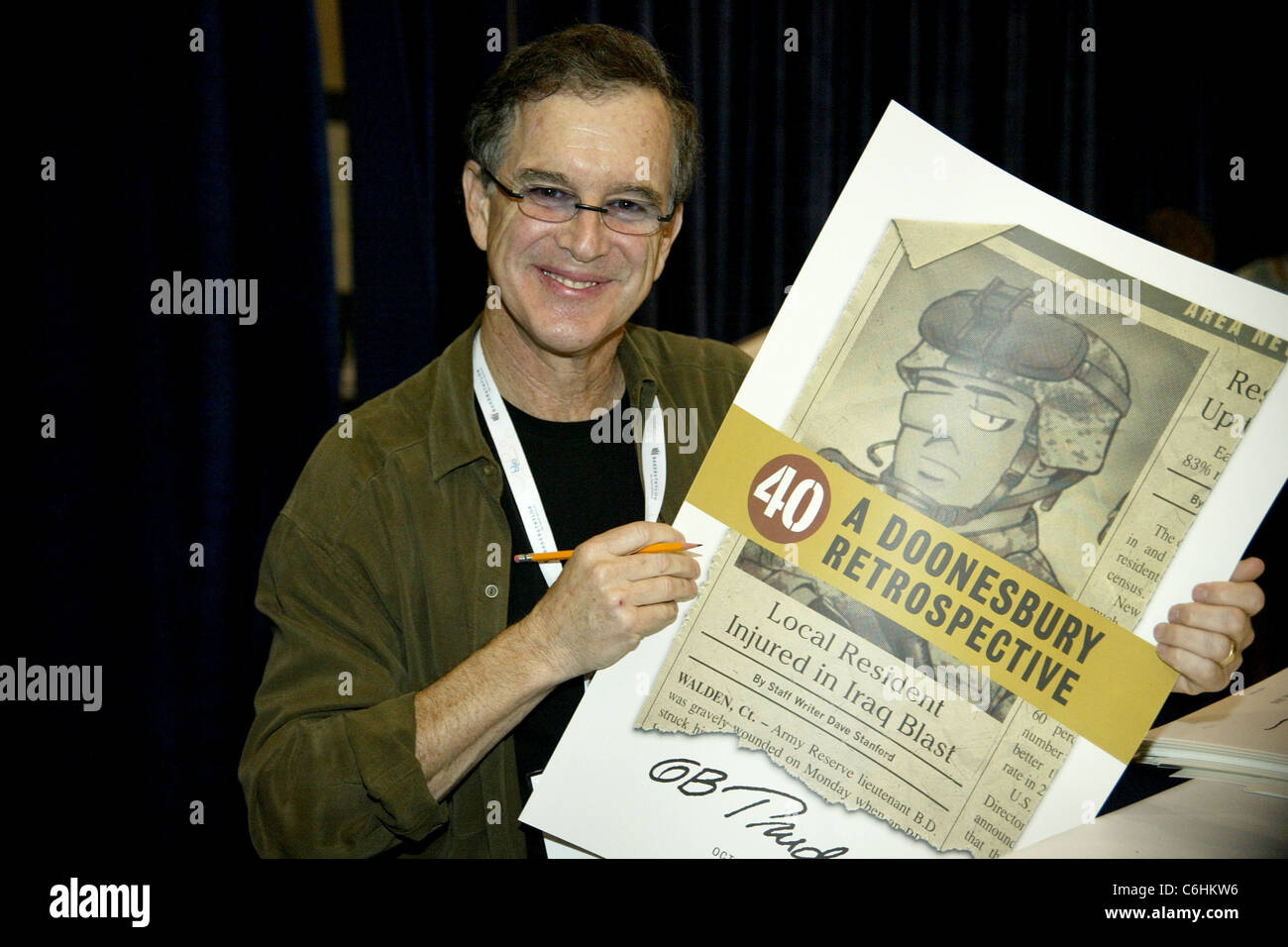 Garry Trudeau BookExpo America 2010 held at Jacob Javits Convention ...