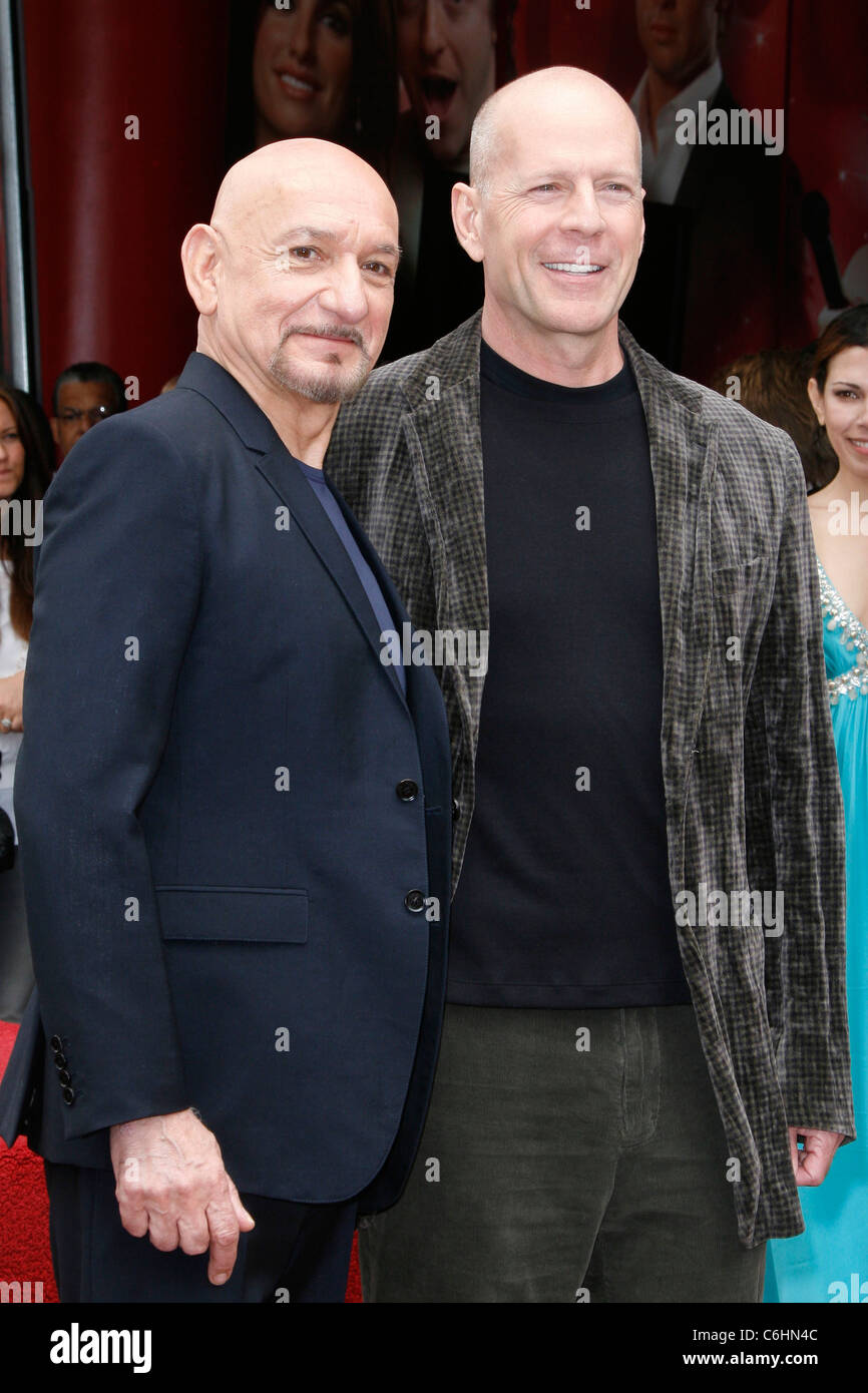 Sir Ben Kingsley and Bruce Willis Sir Ben Kingsley is honoured with a ...