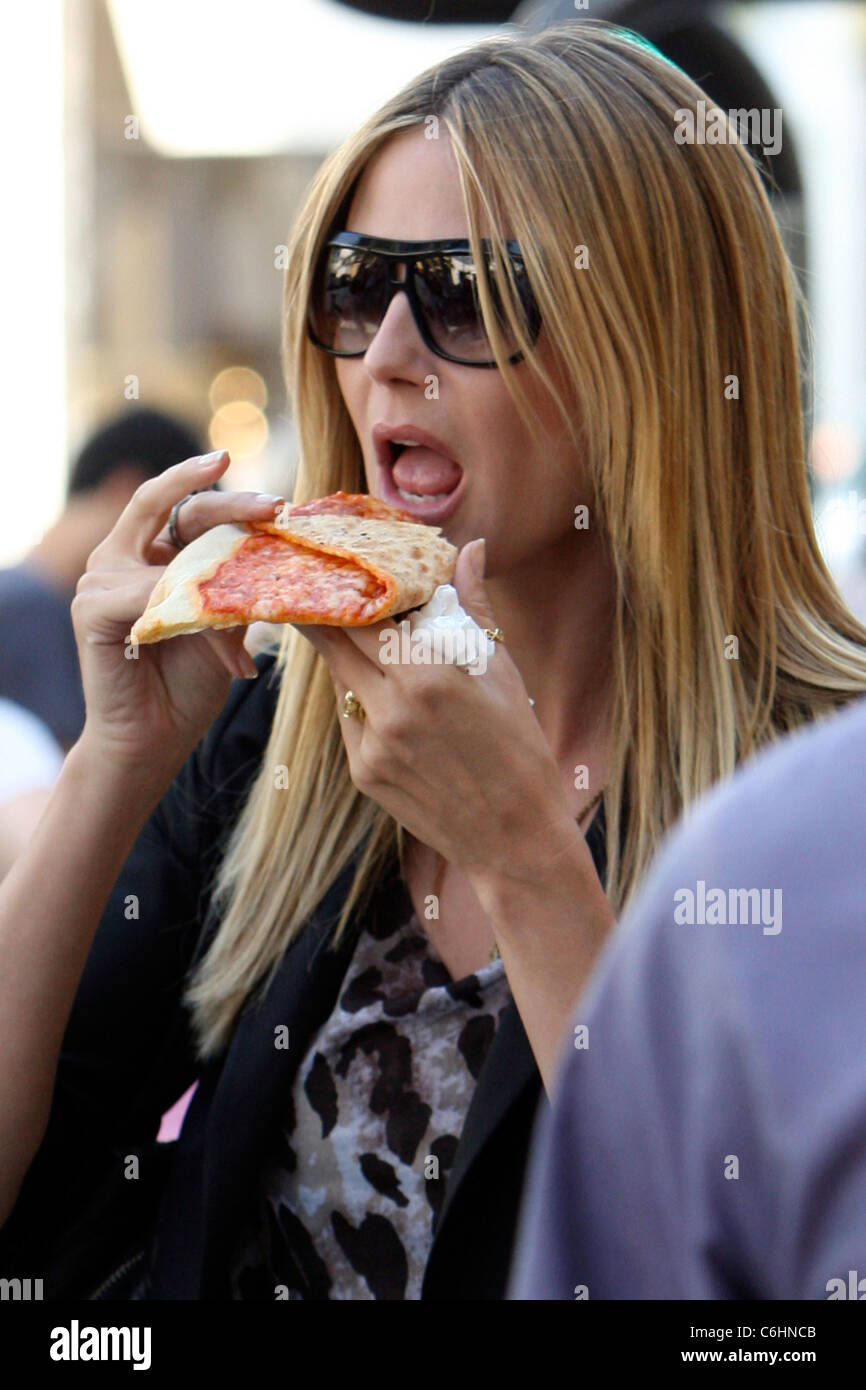 Heidi Klum seen filming for the reality television show 'Germany's Next ...